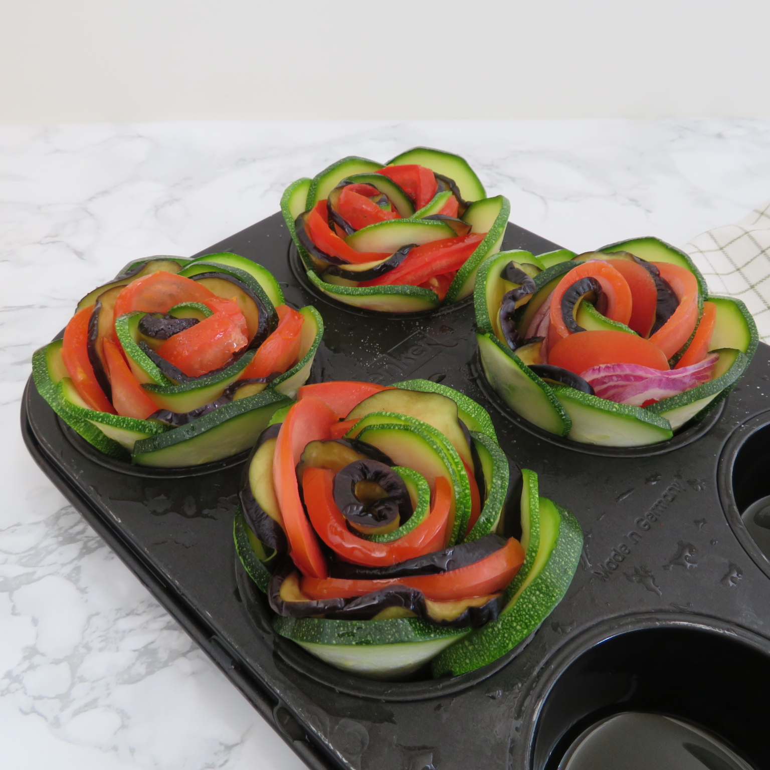Ratatouille Rose Pintxo - Fingerfood - RootsandCook