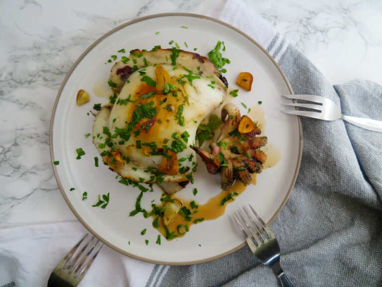 Mediterranean style grilled cuttlefish - RootsandCook