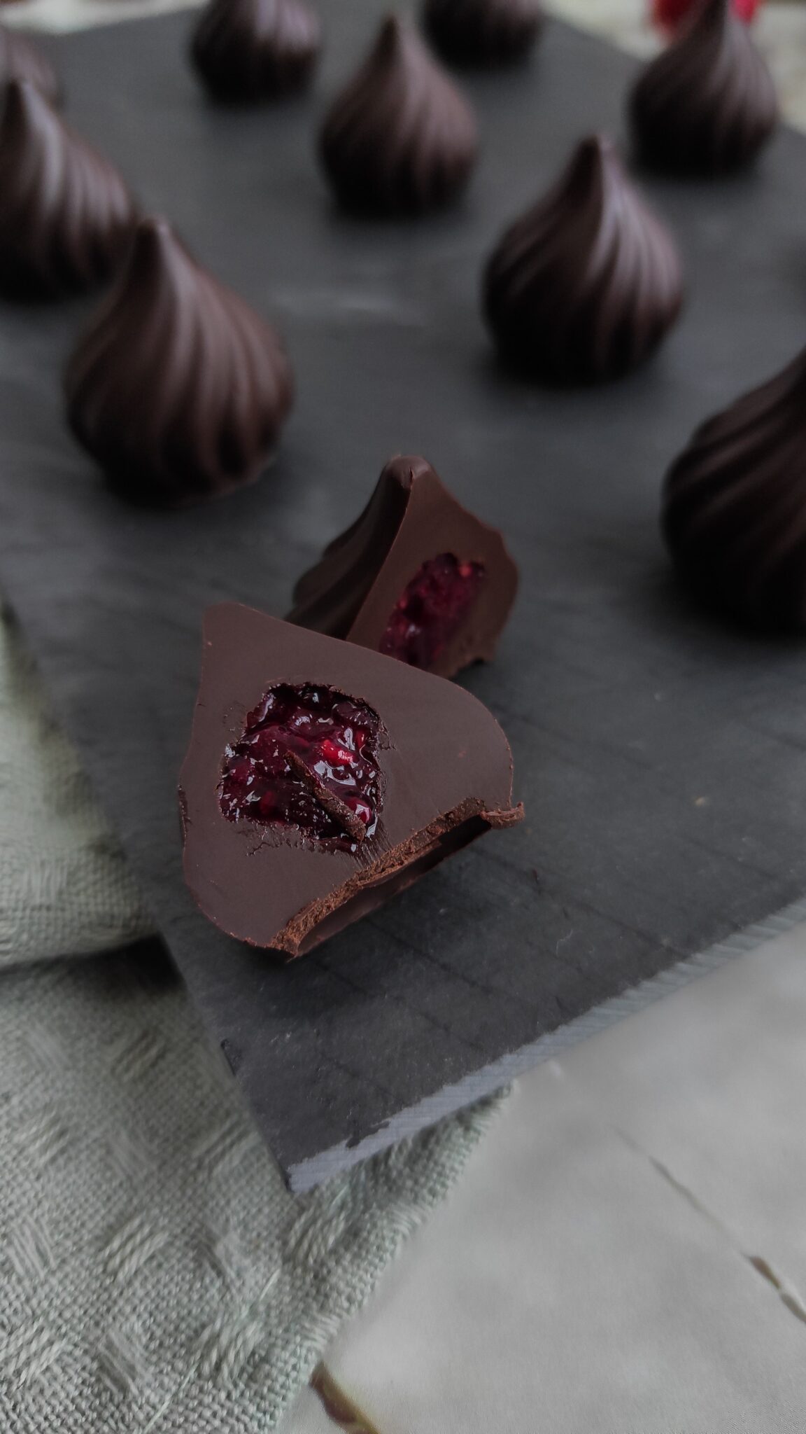 Easy homemade filled chocolates - RootsandCook